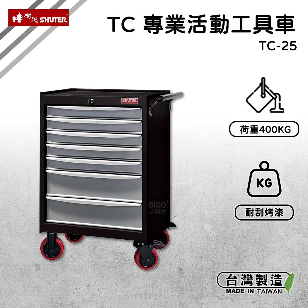 【台灣製造】 樹德 SHUTER 專業活動工具車 TC-25 工具車 物料車 零件車 工作推車 作業車 置物收納車 | 蝦皮購物