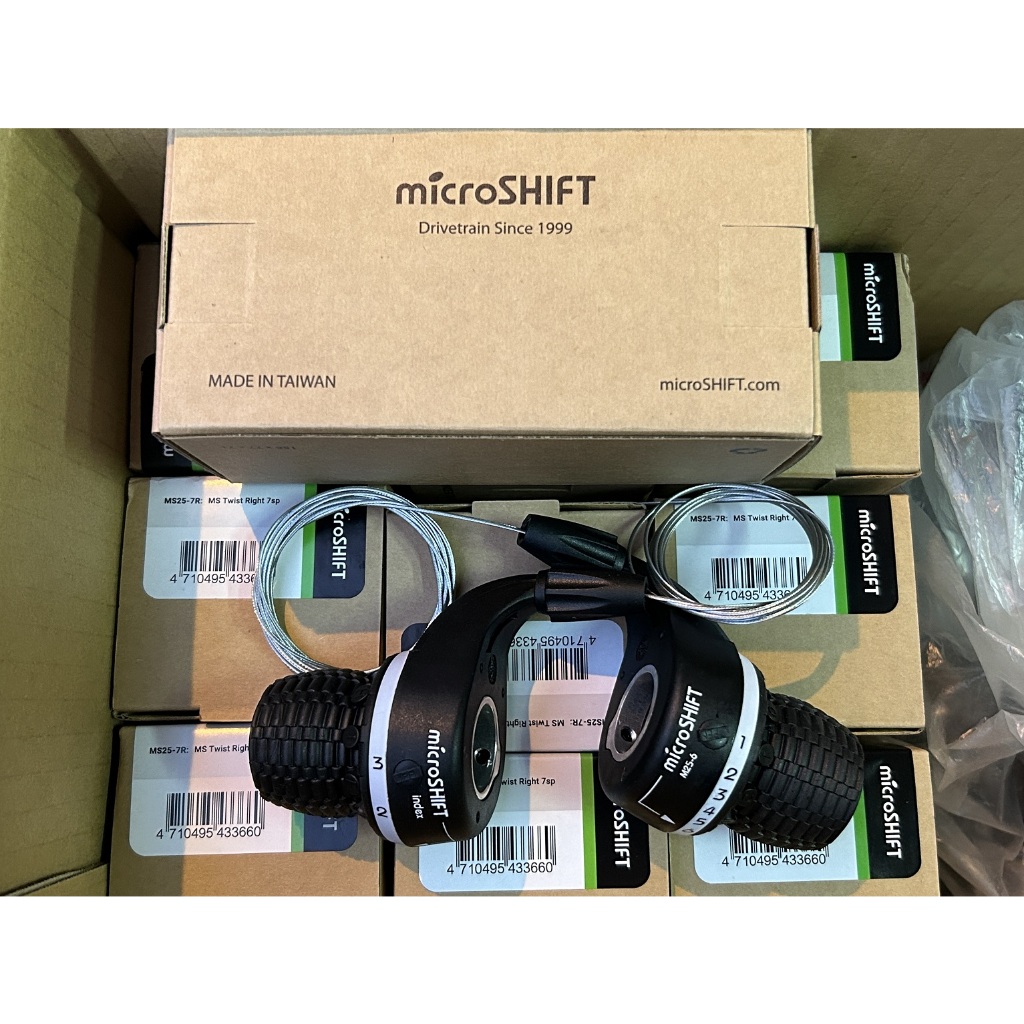 火雞TtH 微轉 microSHIFT M25-6 18速 3x6速 定位旋轉式變把 轉把 | 蝦皮購物