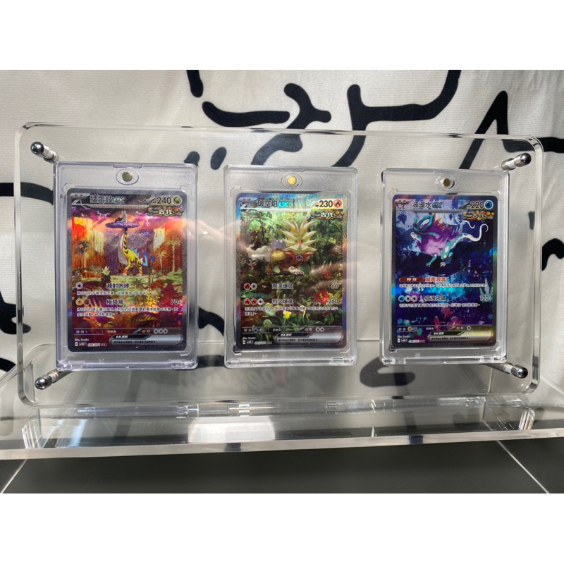 35pt透明壓克力展示架三格/寶可夢/ptcg/mlb/nba/cpbl/球員卡/棒球卡/籃球卡/航海王/海賊王 | 蝦皮購物