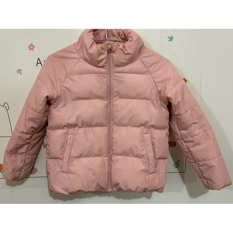 二手女童Lativ 130尺碼 粉紅色 女童外套 有點污漬如圖 完美主義者勿購#31 | 蝦皮購物