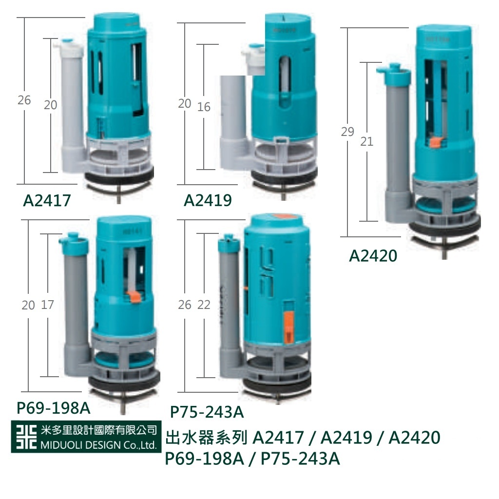 【米多里】出水器系列 A2417 / A2419 / A2420 / P69-198A / P75-243A | 蝦皮購物