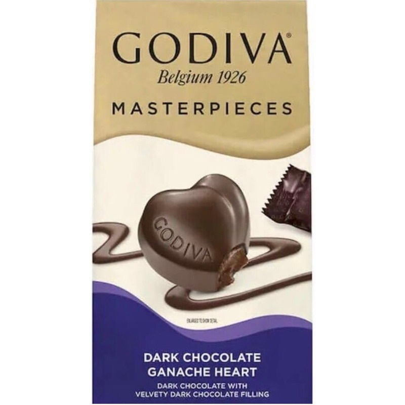 🔥台灣現貨免運🔥美國GODIVA 巧克力 愛心黑巧克力 421g 約54顆 | 蝦皮購物