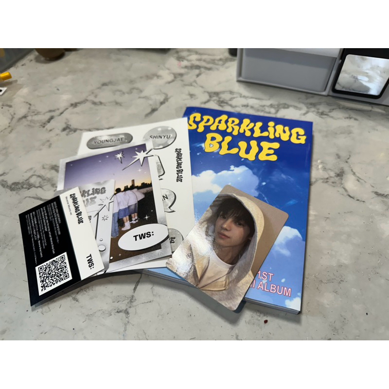 TWS 韓振 電子專/專輯 first mini album 「Sparkling blue」 weverse ver. | 蝦皮購物