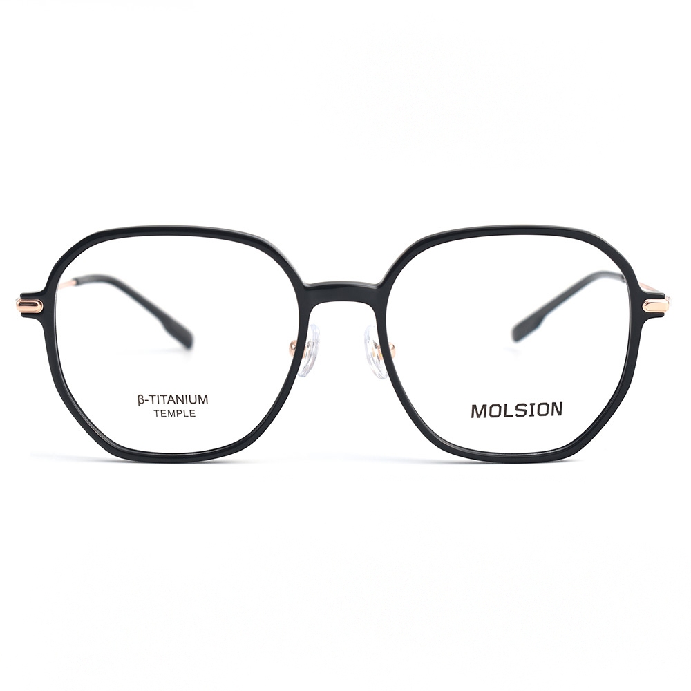MOLSION 光學眼鏡 MJ5080 B10 多邊框輕量素顏膠框 - 金橘眼鏡 | 蝦皮購物