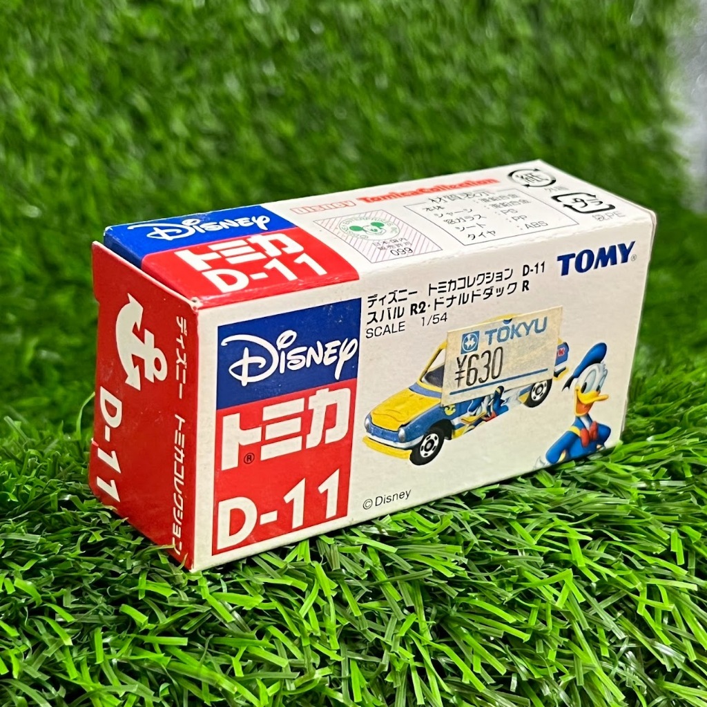 現貨 D-11 唐老鴨 tomica 絕版 舊藍標 Disney subaru R2 唐老鴨 迪士尼 多美小汽車 | 蝦皮購物