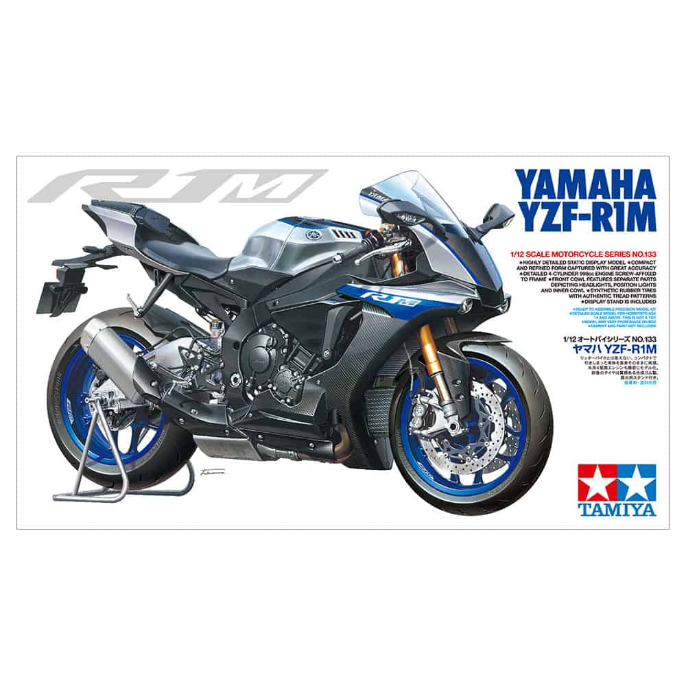 TAMIYA 田宮 1/12 YAMAHA YZF-R1M 14133 組裝模型 | 蝦皮購物