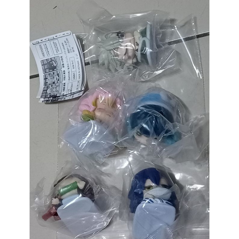 一套5入 轉蛋 扭蛋 Stasto Stand Stones 鬼滅之刃 睡眠公仔 肆之型 新色篇 未拆封 | 蝦皮購物