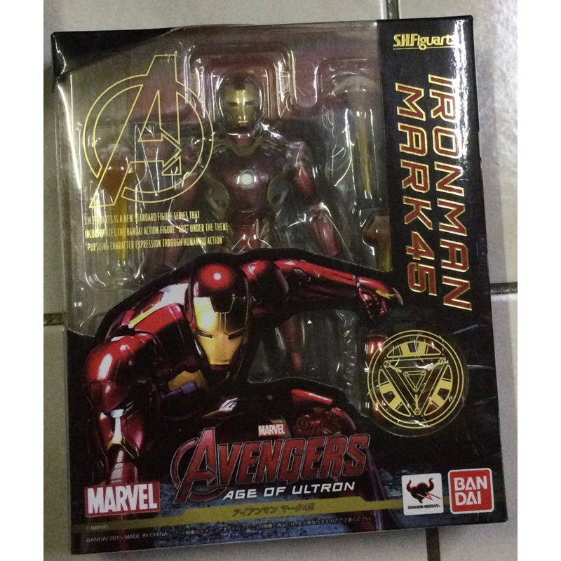 日版未拆2盒SHF 鋼鐵人 馬克43 S.H.Figuarts IRONMAN MARK43 、45 | 蝦皮購物
