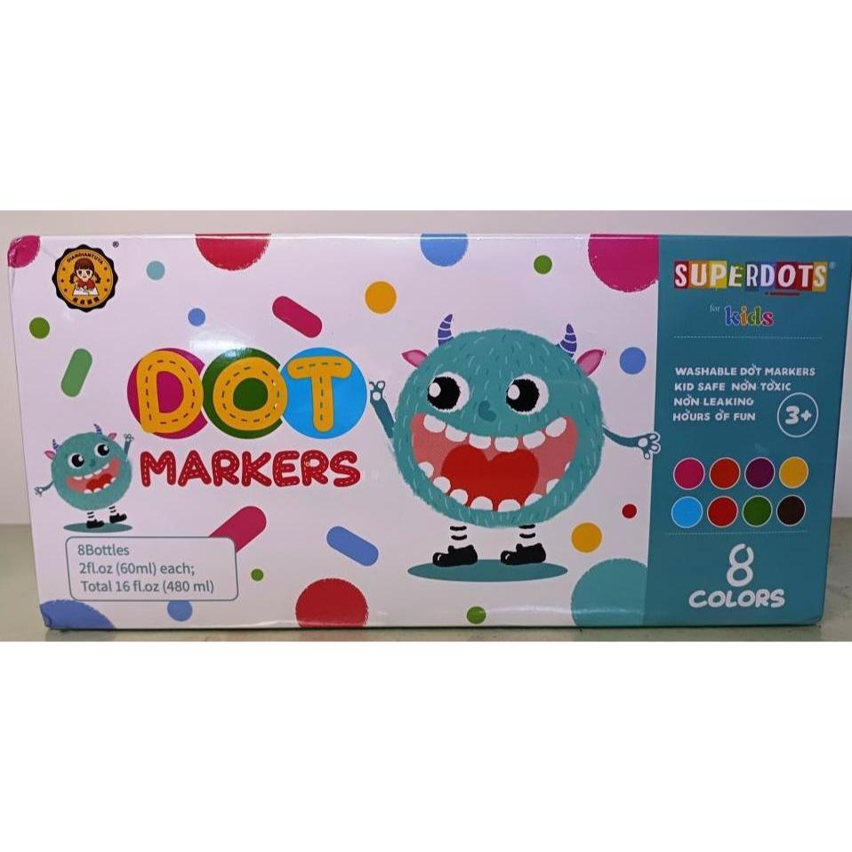 SuperDot 點點塗色筆 點點筆 點點畫筆 可水洗彩色筆 可擦彩色筆 幼兒 兒童 繪圖用具 禮物 | 蝦皮購物