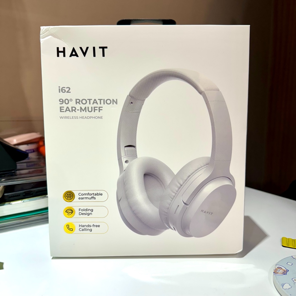 『出清開立發票』HAVIT海威特 i62立體聲藍牙無線耳罩式耳機 白色 | 蝦皮購物