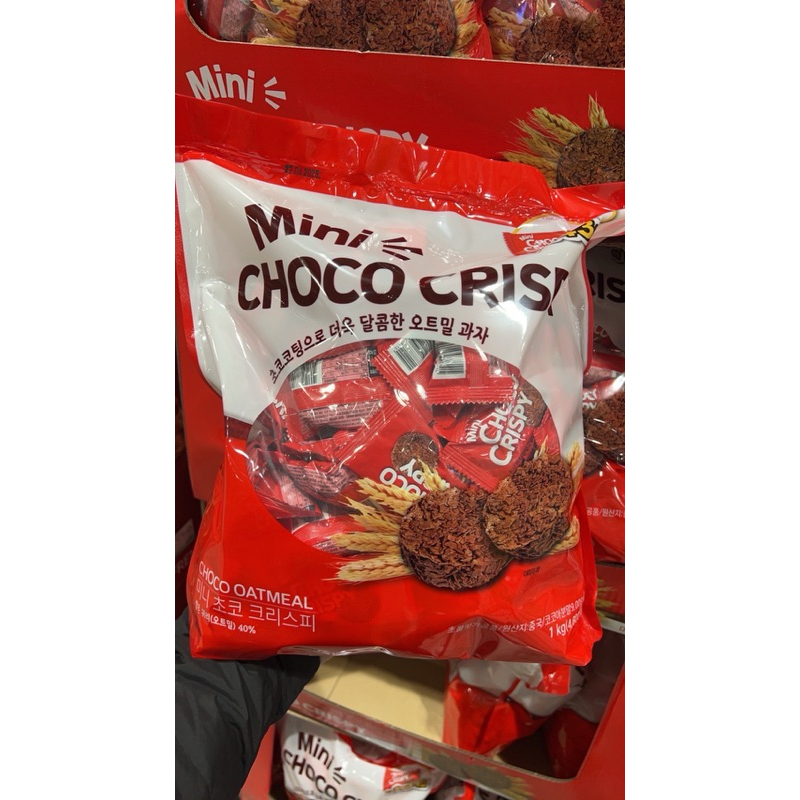 韓國代購 mini choco crispy迷你巧克力燕麥脆片 | 蝦皮購物