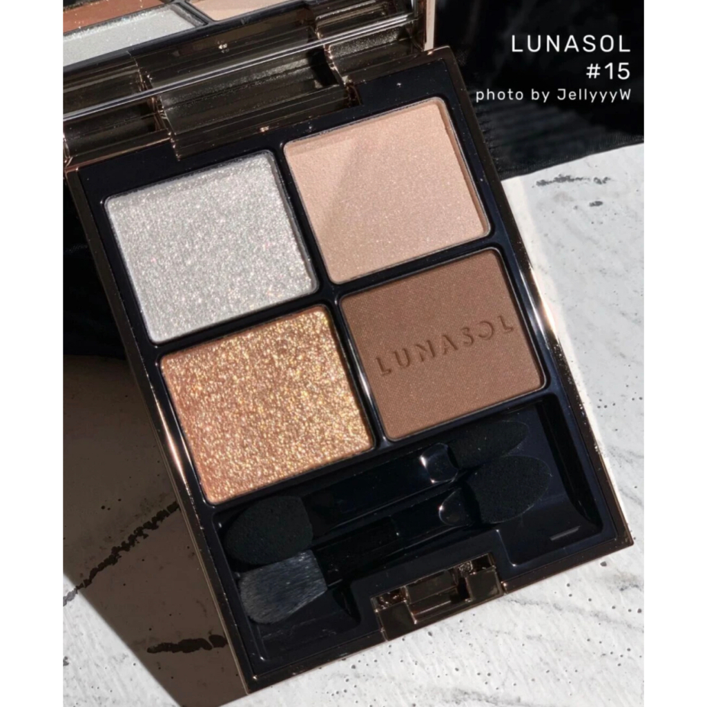 【M's】日本 LUNASOL 晶巧霓光眼彩盒 眼影 眼影盤 15 01 Kanebo 佳麗寶 四色眼影 | 蝦皮購物