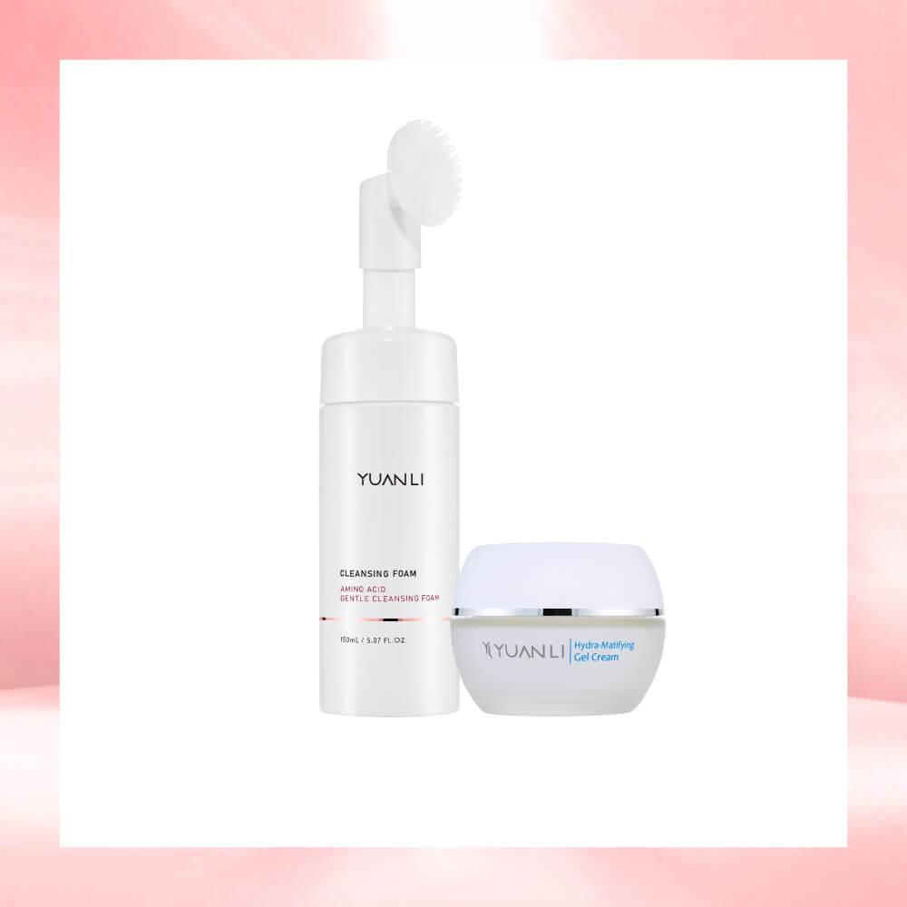 【YUANLI願麗】★玩美女神限定組★氨基酸柔膚潔顏慕斯 150mL+ 淨肌無瑕全效水凝霜50g | 蝦皮購物