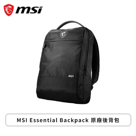 微星 MSI Essential Backpack 原廠後背包 / G34-N1XXX20-808 | 蝦皮購物