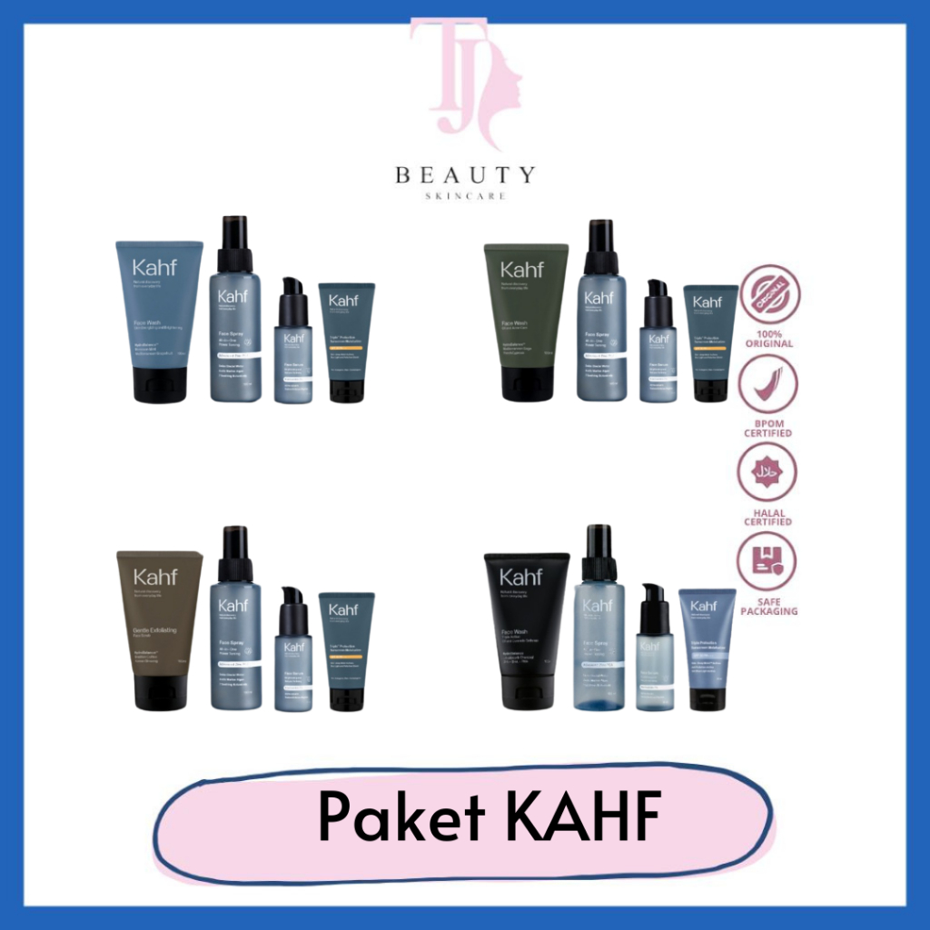 KAHF Paket Brightening Acne Anti Dark Spot Komedo Series | 蝦皮購物