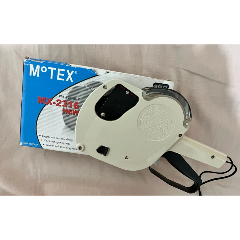 MoTEX MX-2316 打標機、標籤機、標價機 打價機 打標機 韓國原裝進口10*7位 | 蝦皮購物