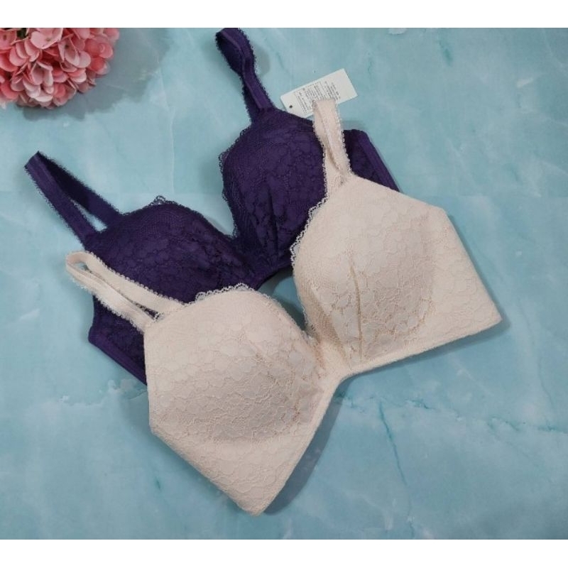 華歌爾 復刻回憶 下微厚上薄 一體成型內衣 85C／85D／80B／80D 隱藏鋼圈內衣 | 蝦皮購物