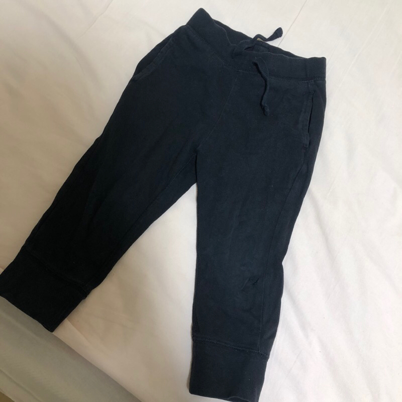 二手 baby gap 2y 黑色純棉長褲 | 蝦皮購物