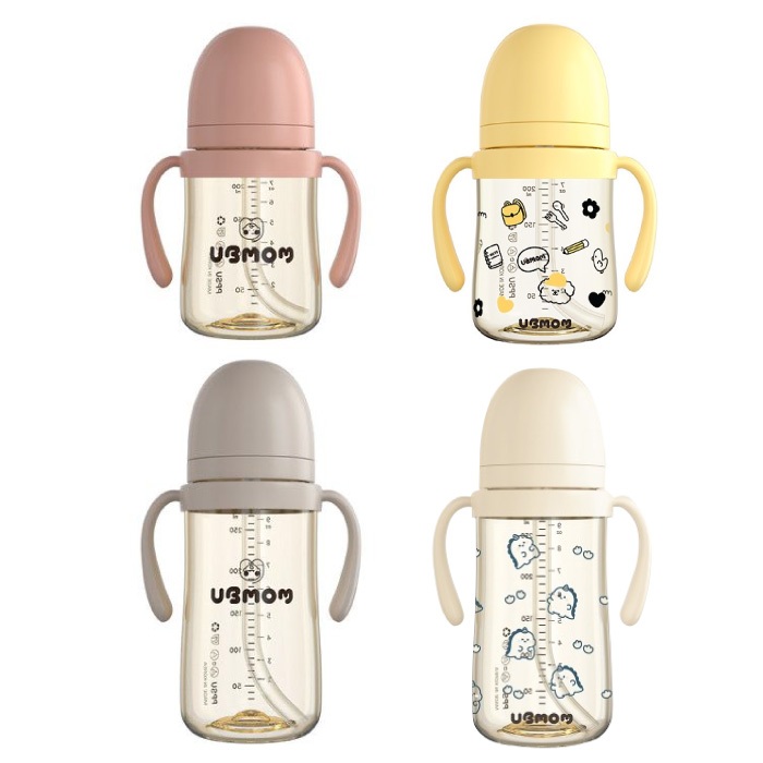 韓國 UBMOM PPSU防逆流吸管水杯(多款可選)吸管杯|喝水杯|渣渣不回流【麗兒采家】 | 蝦皮購物