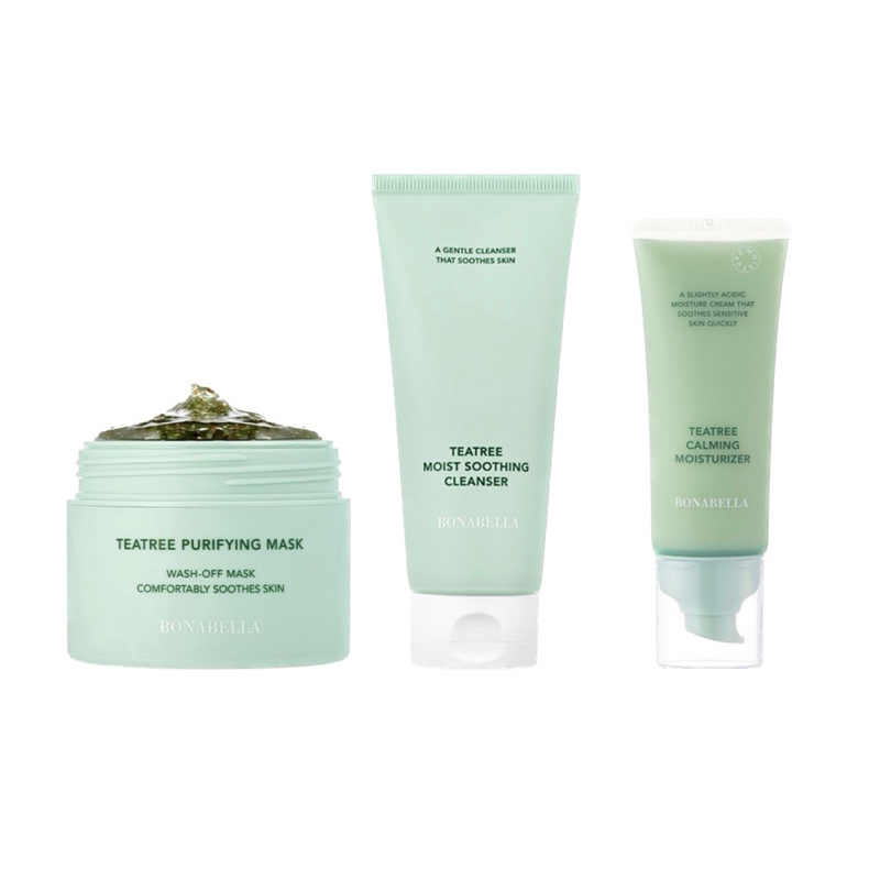 韓國代購 必買‼️ Bonabella 茶樹魚腥草凍膜 洗面乳 面霜 | 蝦皮購物