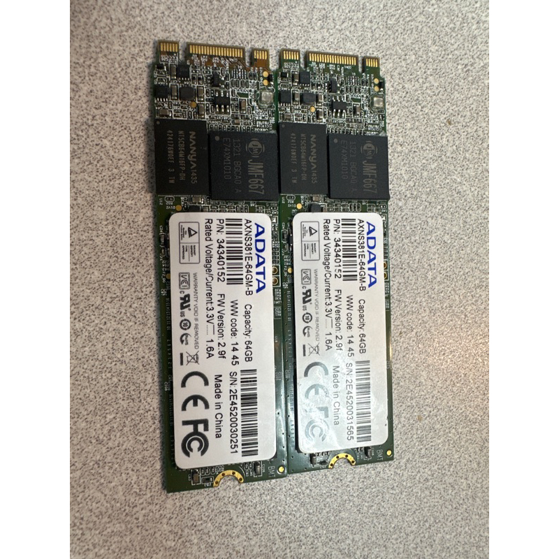 ADATA 64G SSD M.2 2280 SATA固態硬碟 中古良品 | 蝦皮購物