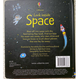 Usborne Look inside Space翻翻書 | 蝦皮購物