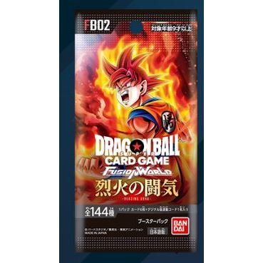 松梅桌遊舖 七龍珠 Fusion world TCG 第二彈 FB02 融合世界 烈火鬥氣 補充包 整盒 日 | 蝦皮購物
