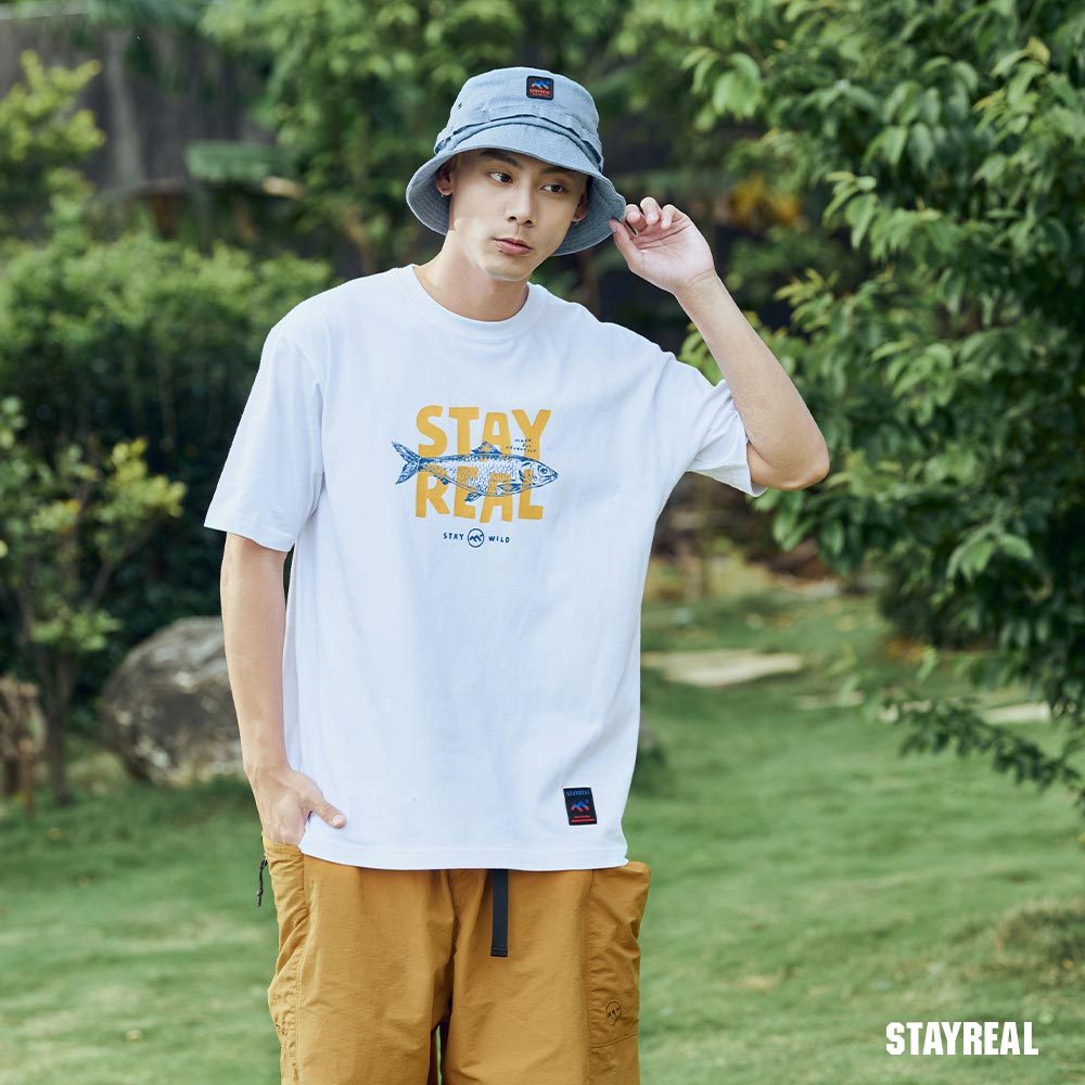 STAYREAL STAY WILD擁抱自然T | 蝦皮購物