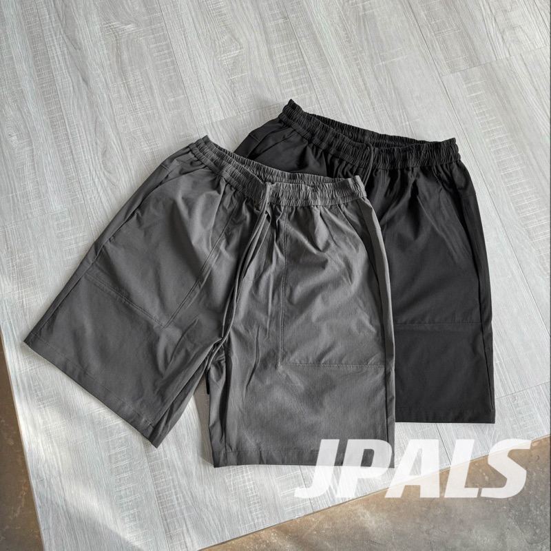 【JPALS】 現貨秒發 機能 海灘褲 快乾 拉鍊 超彈力 涼感 紋理 拉鍊短褲 顯瘦 抽繩 鬆緊腰圍 韓國 韓版 | 蝦皮購物