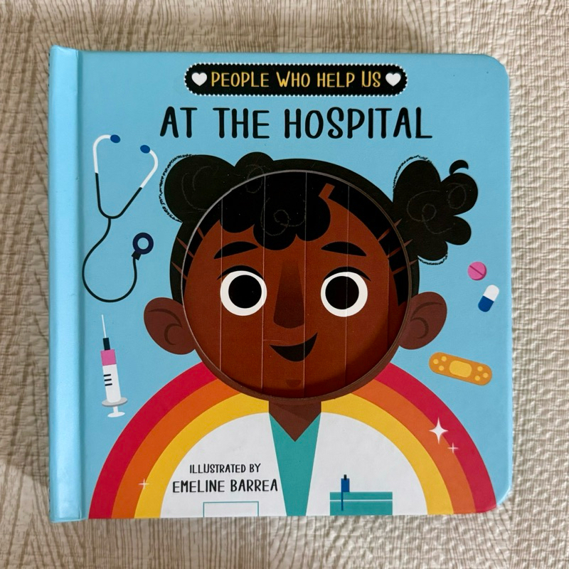 全新 People Who Help Us: Hospital 精裝｜英文繪本｜百葉窗書 操作書 工作認知 醫生 | 蝦皮購物