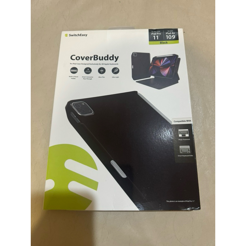 未使用 美國魚骨 SwitchEasy CoverBuddy 磁吸保護殼 for iPad Pro/Air 兼容鍵盤 | 蝦皮購物