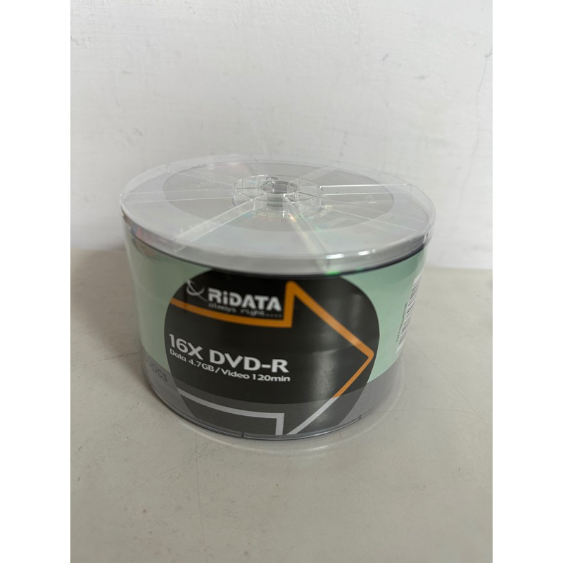 錸德RITEK 16X DVD-R 空白光碟片、光碟片 (50片) | 蝦皮購物