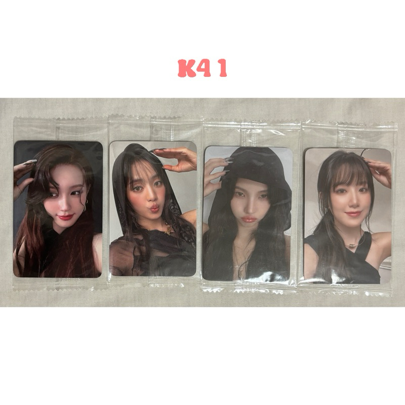 正規二《2》K4 1特典 (G)I-DLE GIDLE 薇娟 米妮 穗珍 小娟 雨琦 舒華 KTOWN4U 小卡 專卡 | 蝦皮購物