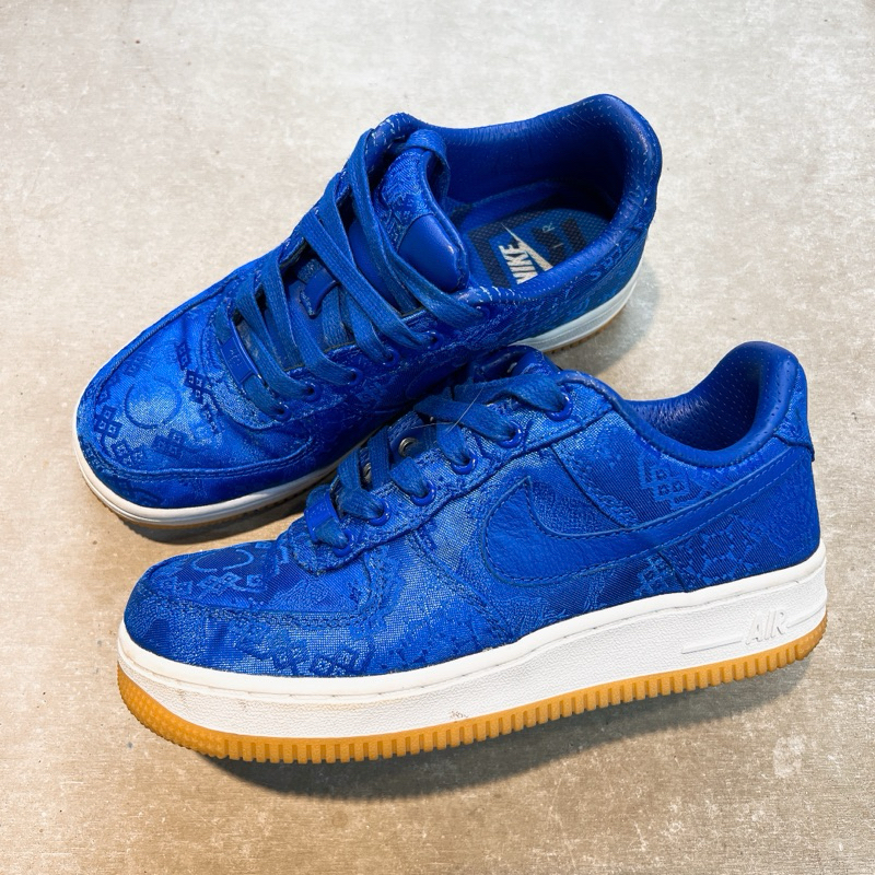 《OPMM》-[ Nike x Clot ]Air Force 1 Low Blue Silk (CJ5290-400) | 蝦皮購物
