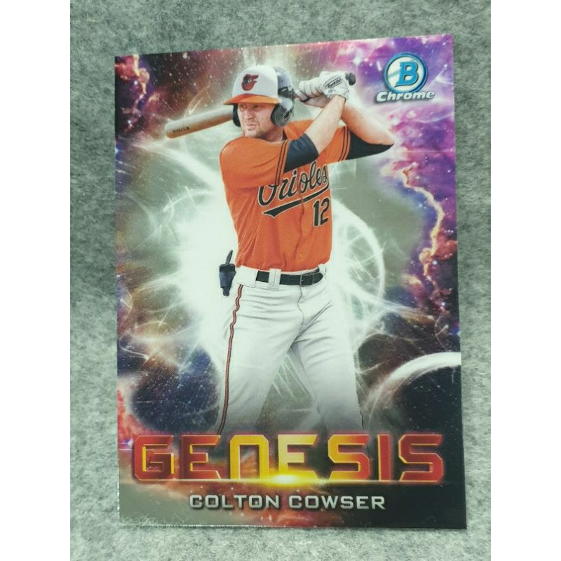 2021 Bowman Chrome Genesis Colton Cowser Baltimore Orioles | 蝦皮購物