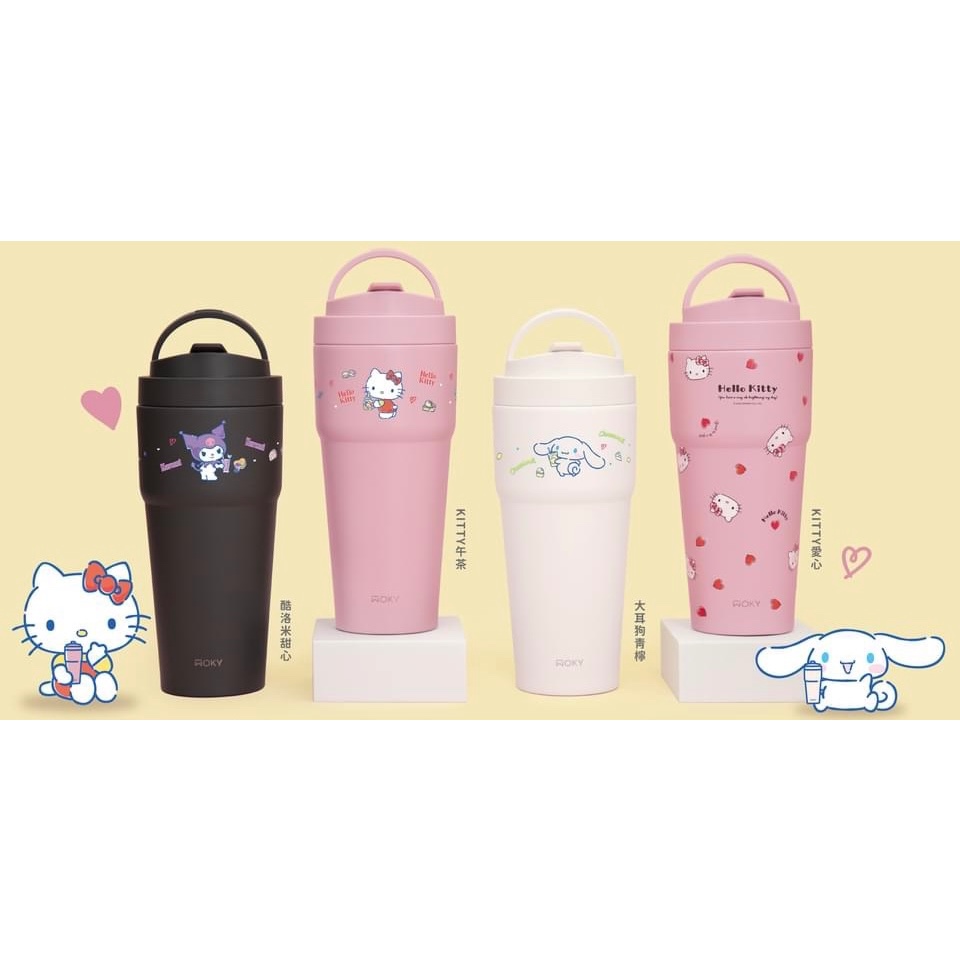 【日日好貨店】三麗鷗 x WOKY｜現貨 渾圓杯 750ml 二代｜大耳狗 凱蒂貓 庫洛米 保溫瓶 水壺 | 蝦皮購物