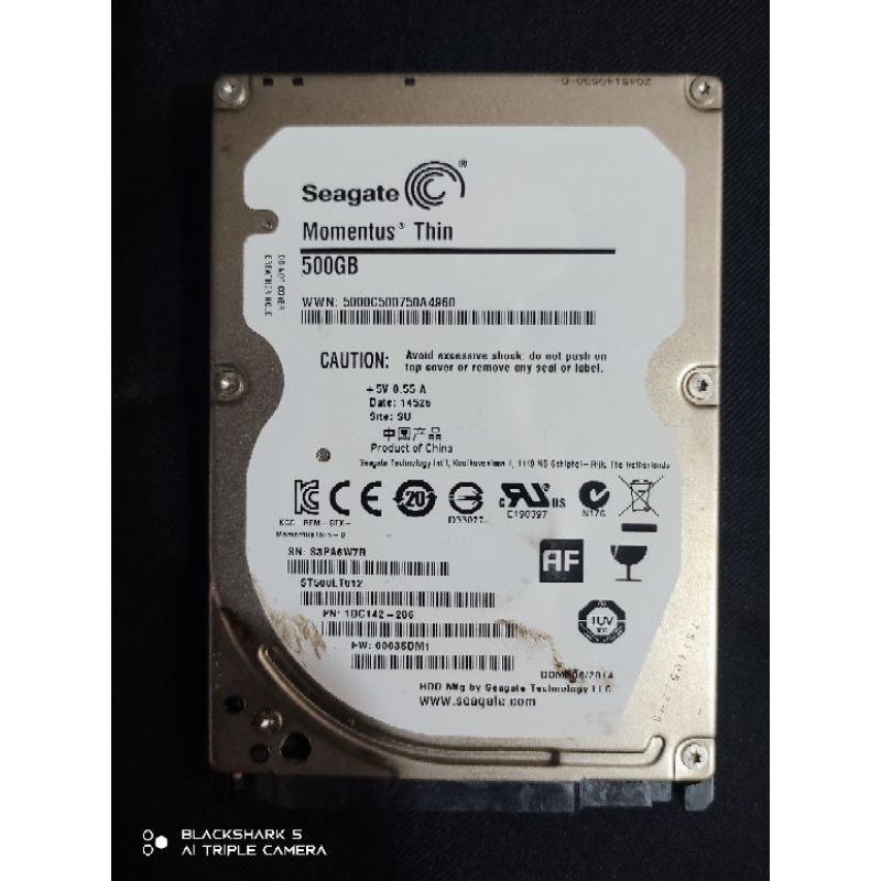 Seagate st500lt012 500G 7mm 筆電硬碟 | 蝦皮購物
