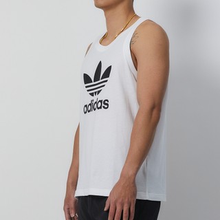 AdidasTREFOIL TANK 男 白 運動背心 慢跑 三葉草 亞規 背心 IA4808 | 蝦皮購物