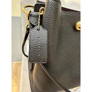 【二手】COACH 55200 Charlie Bucket Bag 大款水桶包 嘻皮包 黑色*金釦 | 蝦皮購物