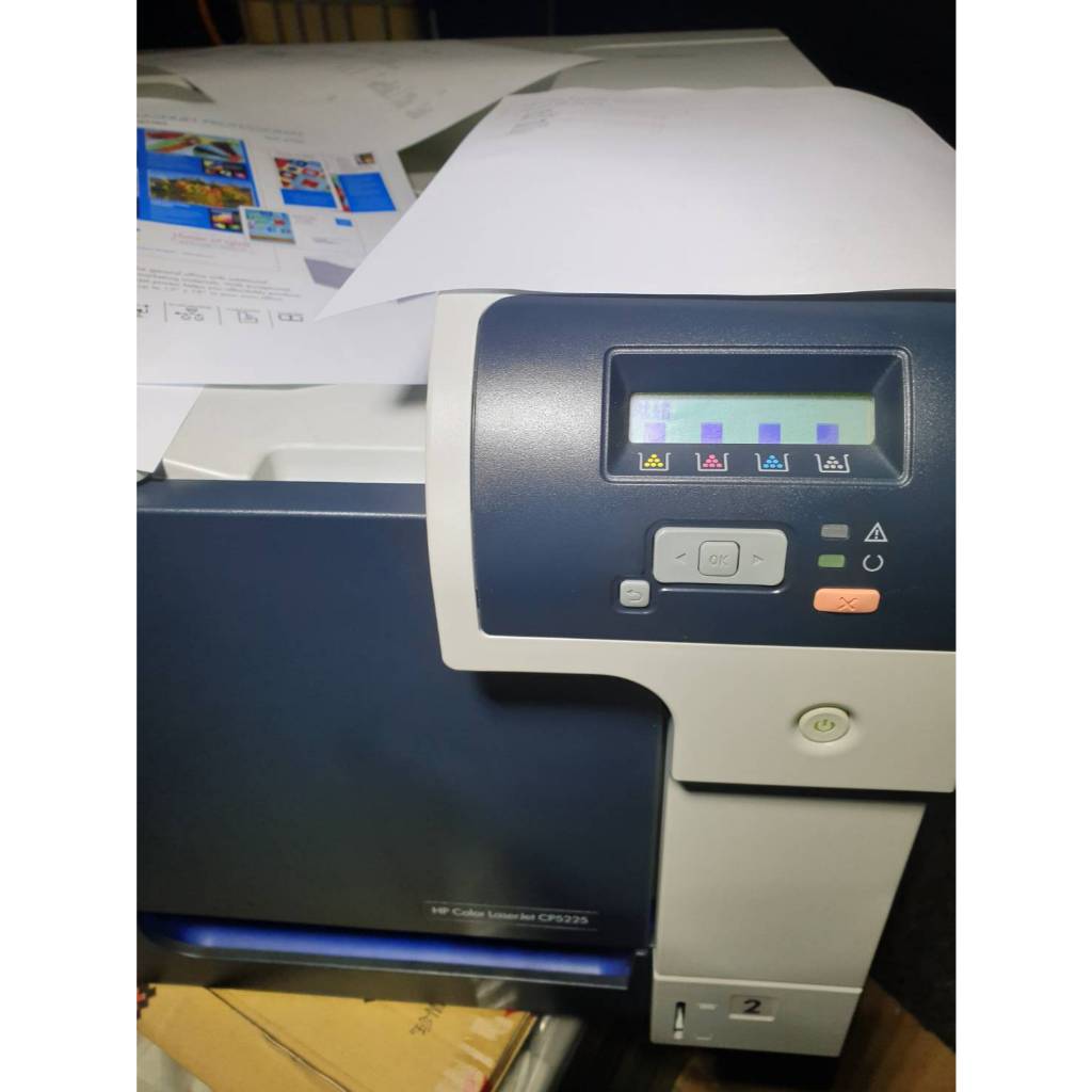 HP Color LaserJet Pro CP5225dn A3 彩色雷射印表機(4支全新 碳粉,極少列印數) | 蝦皮購物