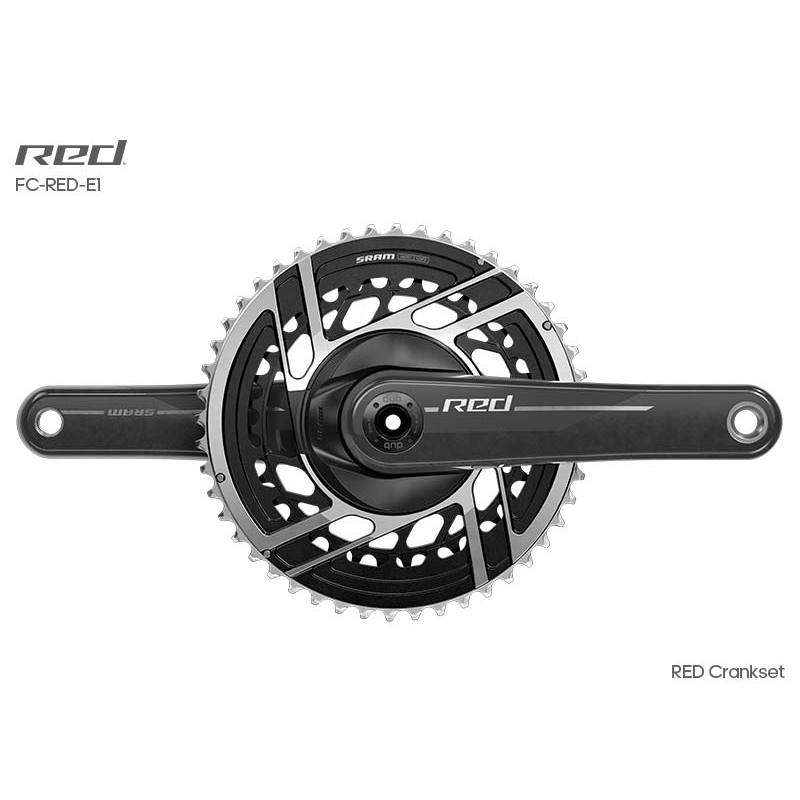 SRAM RED 雙盤曲柄組 46/33T, 48/35T, 50/37T Crankset FC-RED-E1 | 蝦皮購物
