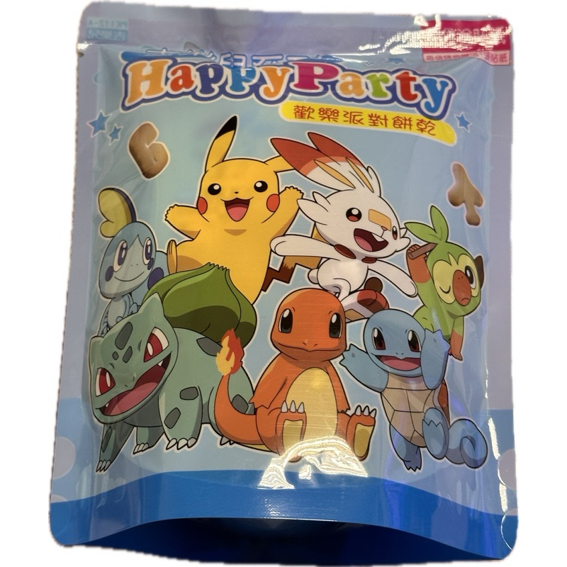 吉樂兒 寶可夢 歡樂派對餅乾52g(13gx4包入)飛機餅乾 數字餅乾 | 蝦皮購物