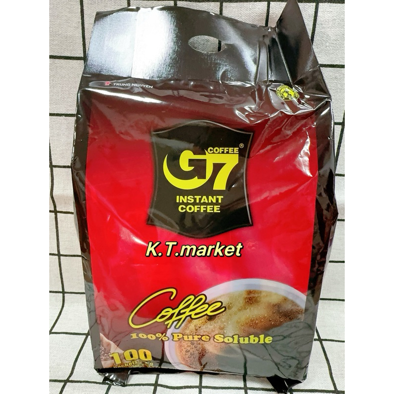越南🇻🇳G7黑咖啡 純黑咖啡 即溶咖啡100小包*2g | 蝦皮購物