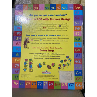 彩緁兒童美語書（Curious George Learns to Count from 1 to 100）二手書FF袋子 | 蝦皮購物