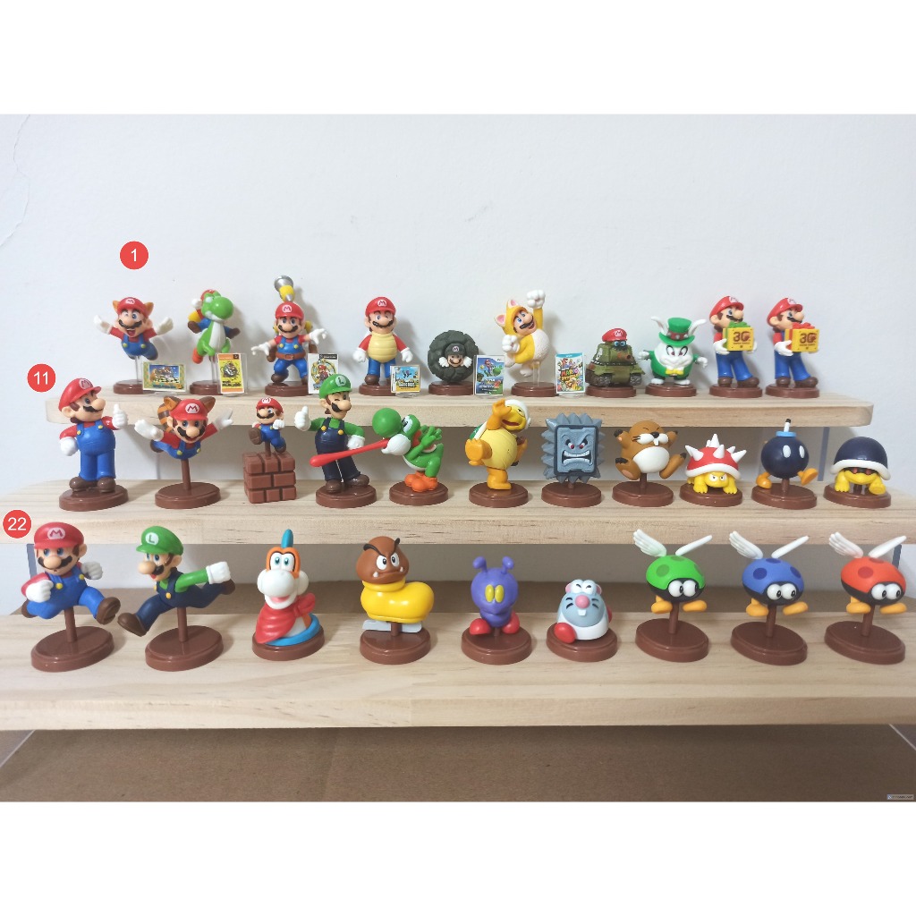 【果果鋪】日本巧克力蛋 公仔 超級瑪利歐 瑪利歐 SUPER MARIO 3D WORLD 30周年│古田 furuta | 蝦皮購物