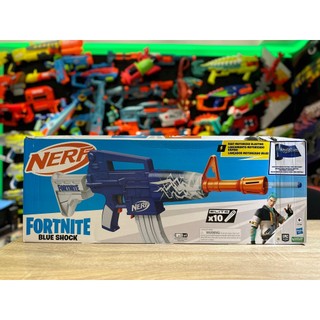 NERF FORTNITE Blue Shock Blaster 要塞英雄 電動 狙擊 射擊器 | 蝦皮購物
