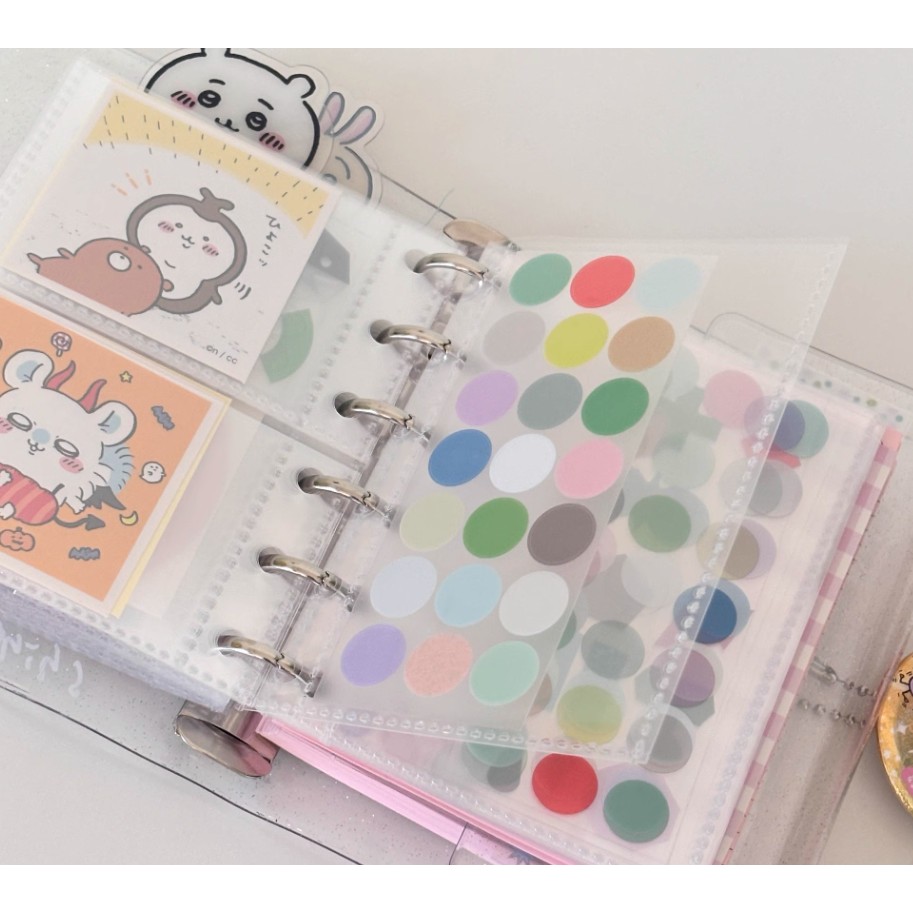 A7 / A6 / M5 通用 雙孔 6孔 透明單格 透明雙格 收納袋 雙面可放 活頁本 手帳本 多功能 無時效 | 蝦皮購物