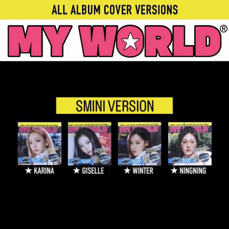 aespa // The 3rd mini Album 'MY WORLD' SMini Ver. 拆售 冬柚 | 蝦皮購物