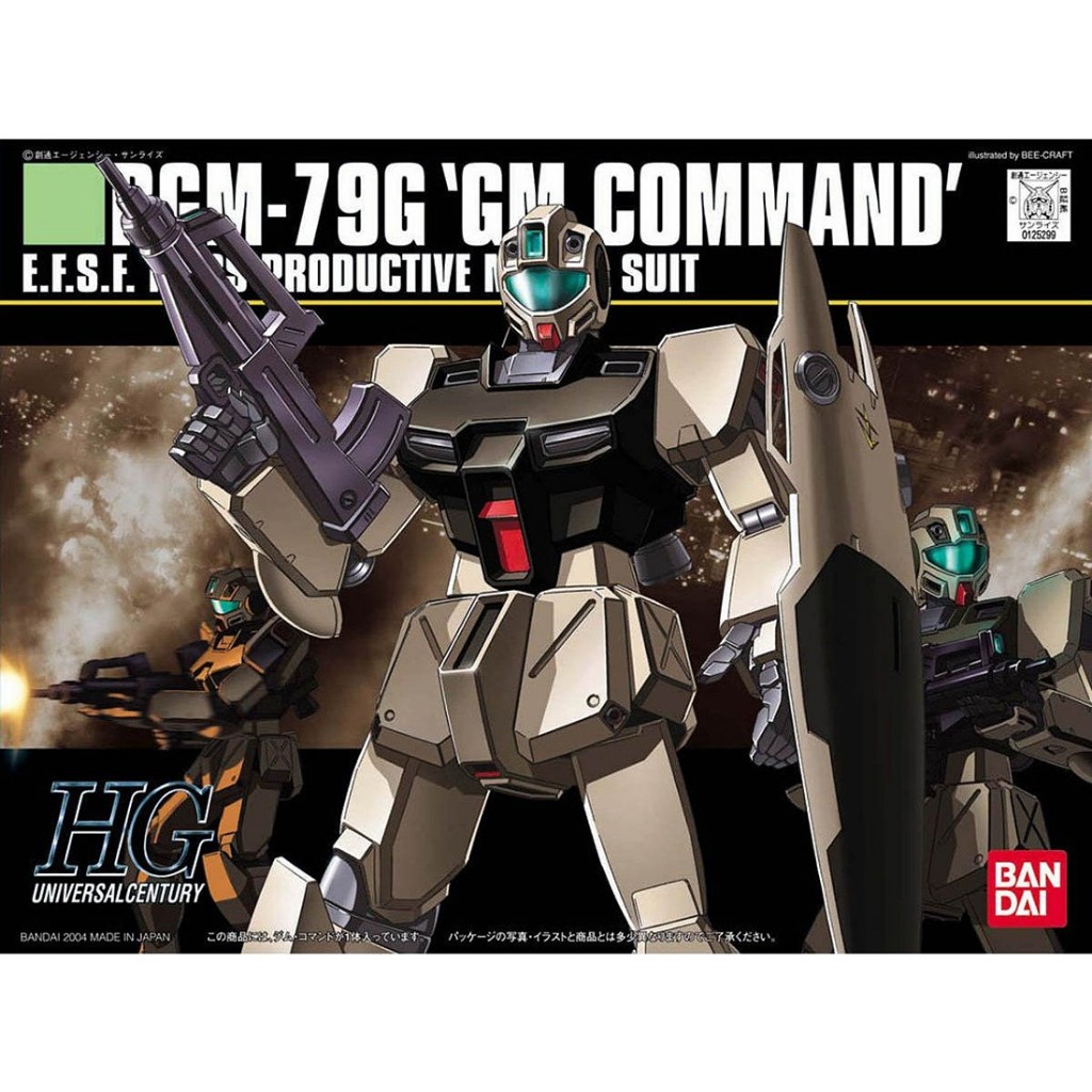 BANDAI 組裝模型 #046 HGUC 1/144 RGM-79G 突擊指揮官型 吉姆 | 蝦皮購物