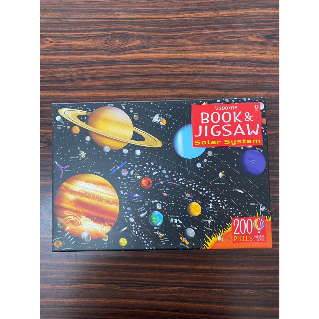 【Usborne】大陽系 拼圖200片+1圖鑑 Book and Jigsaw The Solar System【二手】 | 蝦皮購物